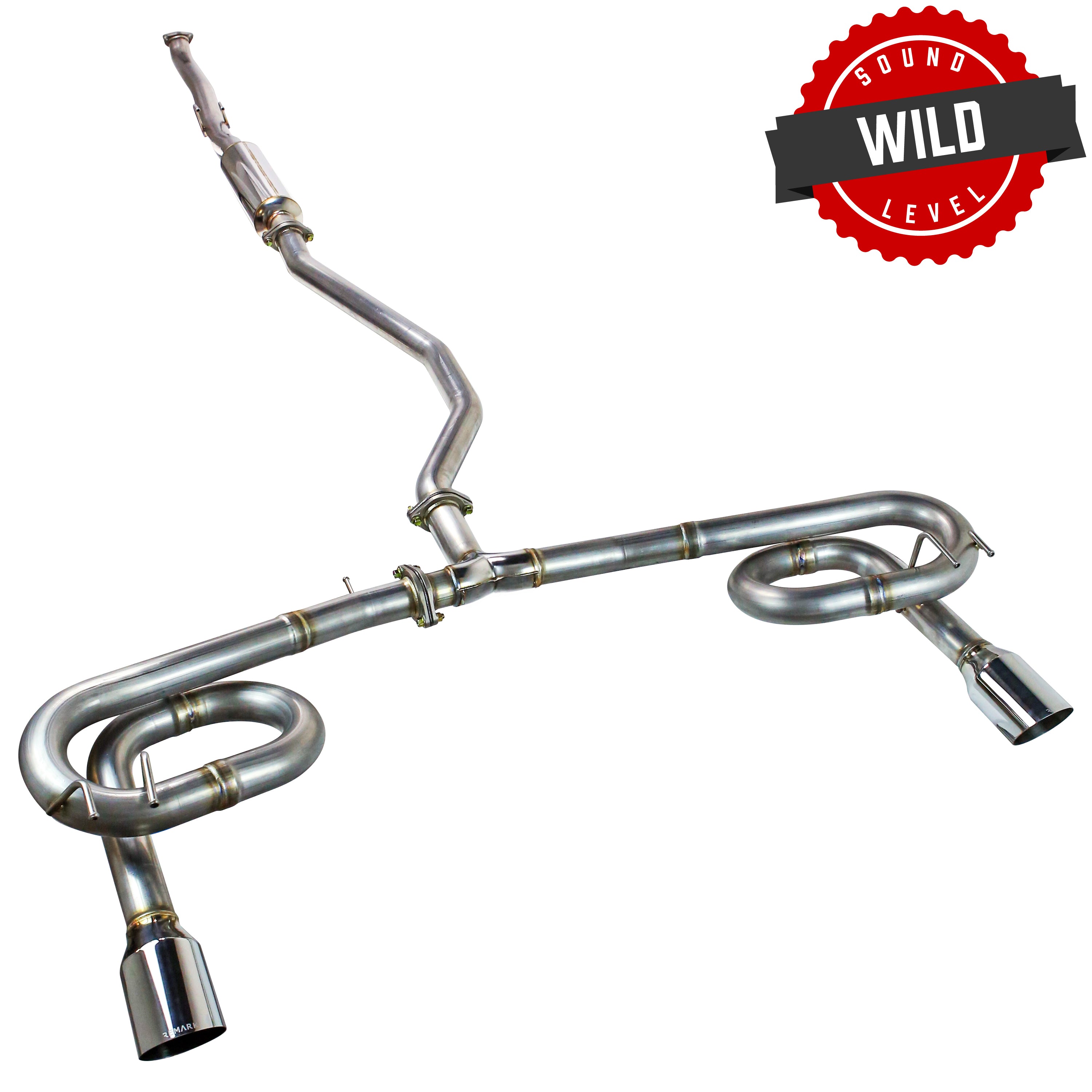 Link Loop Catback Exhaust - Honda Civic Sport Sedan [2022+] | REMARK USA
