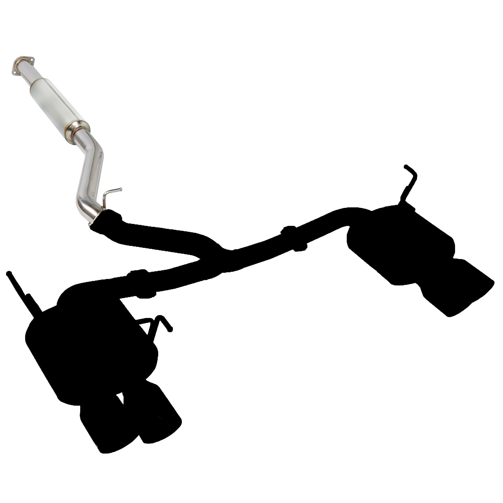 Sports Touring Exhaust w/ Resonator (4" Catback) - Subaru Impreza WRX ...