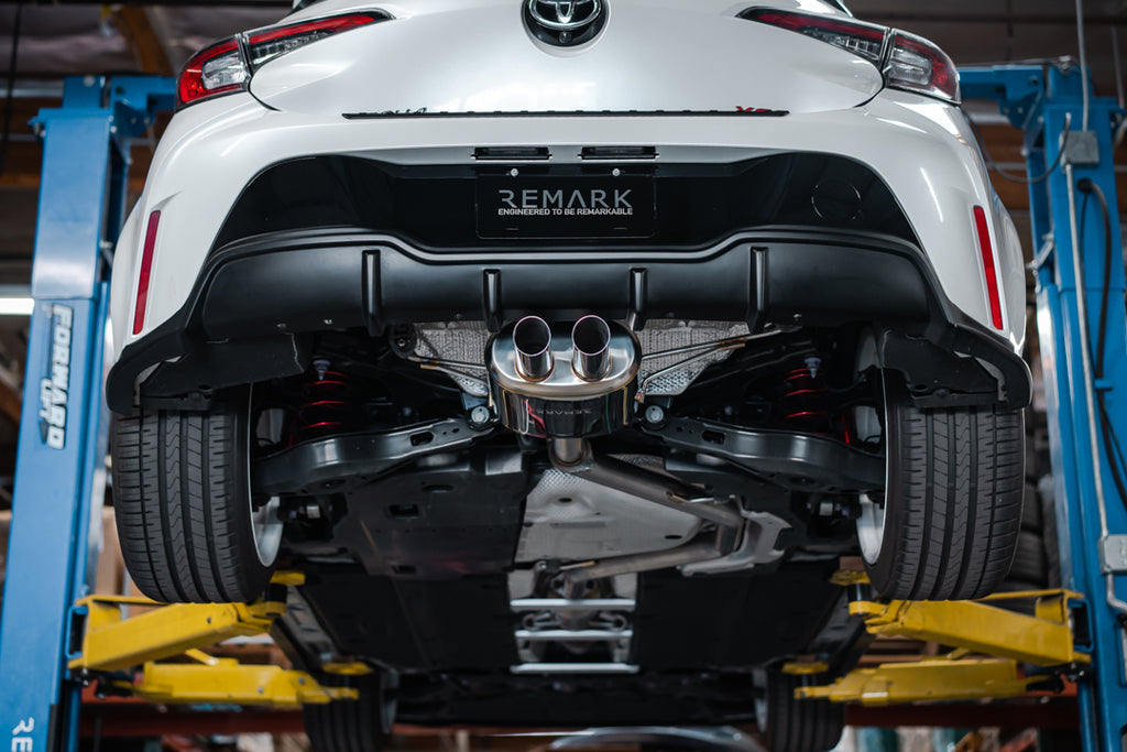 Catback Exhaust (Center-Dual) + TOM'S Racing Rear Diffuser [No-Exhaust ...