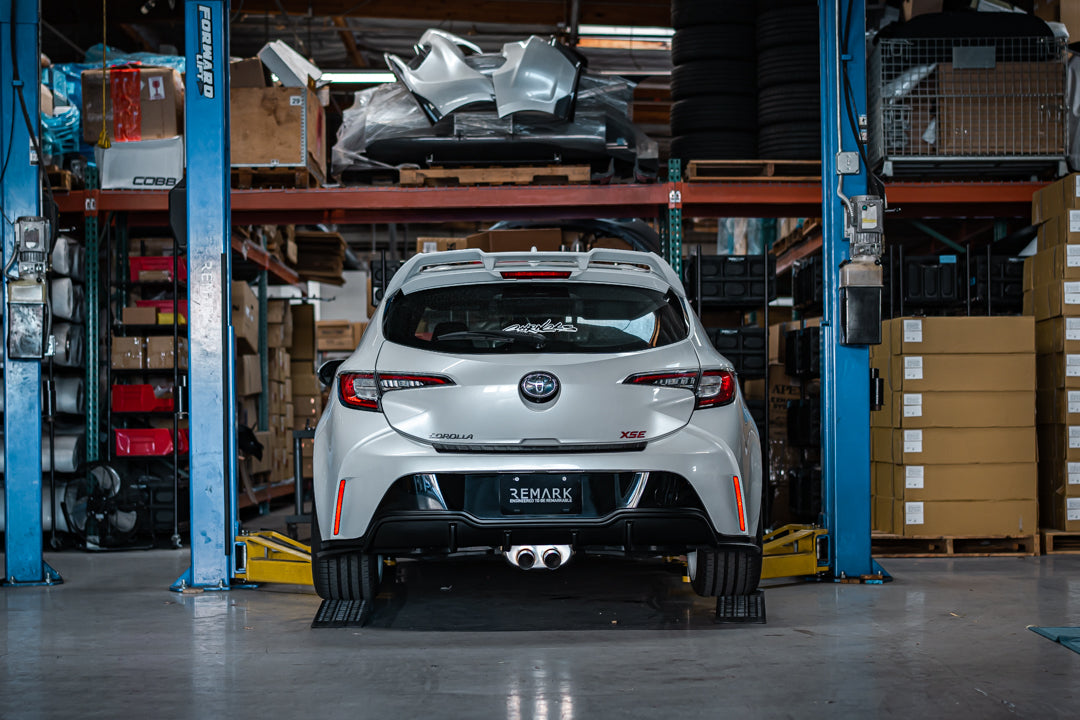 Catback Exhaust (Center-Dual) + TOM'S Racing Rear Diffuser [No-Exhaust ...