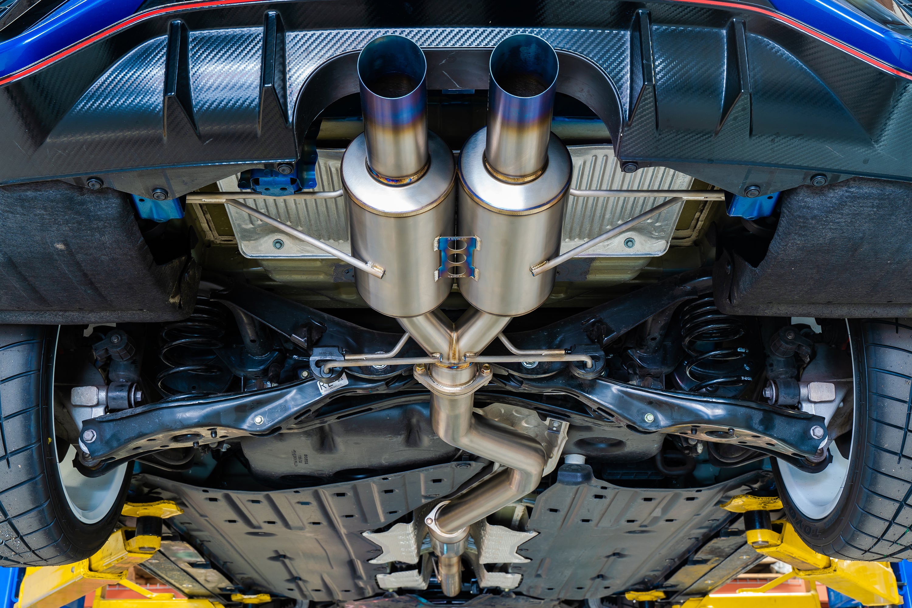 Ti Spec Catback Exhaust Full Titanium Honda Civic Type R FK8 2017 REMARK USA
