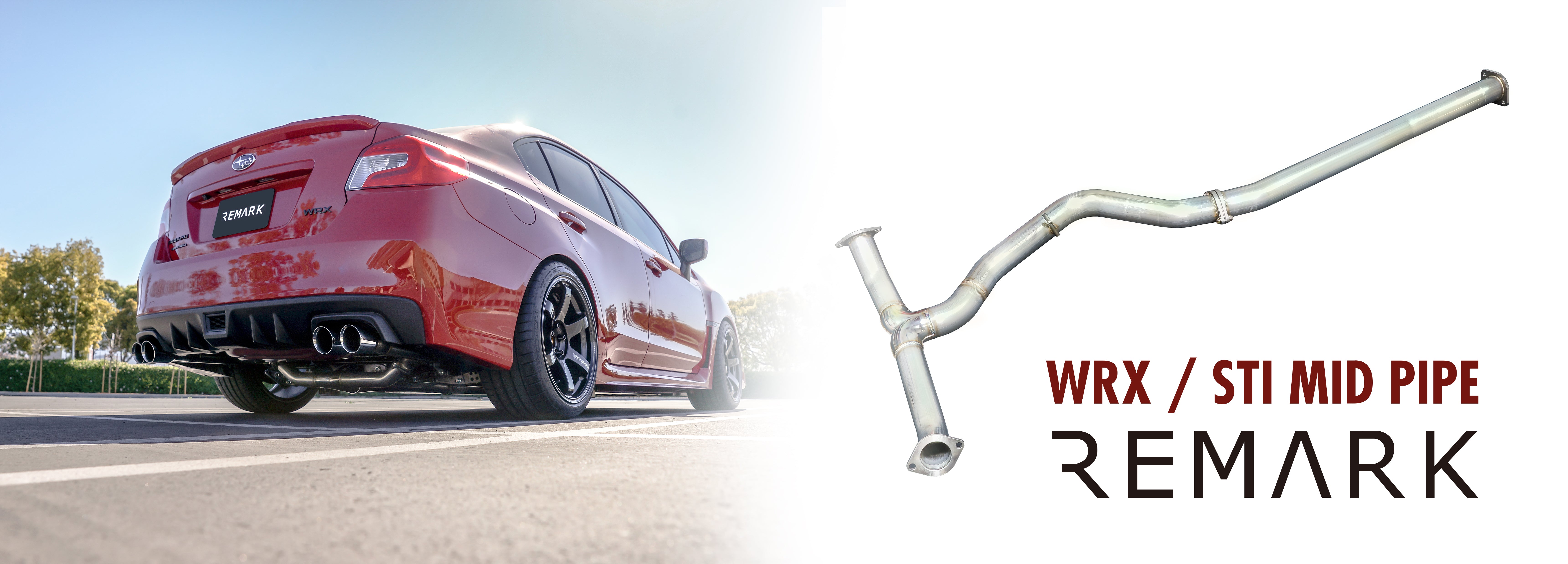 Midpipe Kit for Axleback System- Subaru WRX/STi VA [2015-2021] | REMARK USA